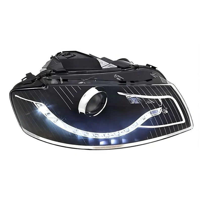 Audi A3 8P 8PA 2003-2008 Fari Anteriori LED Diurne Nero
